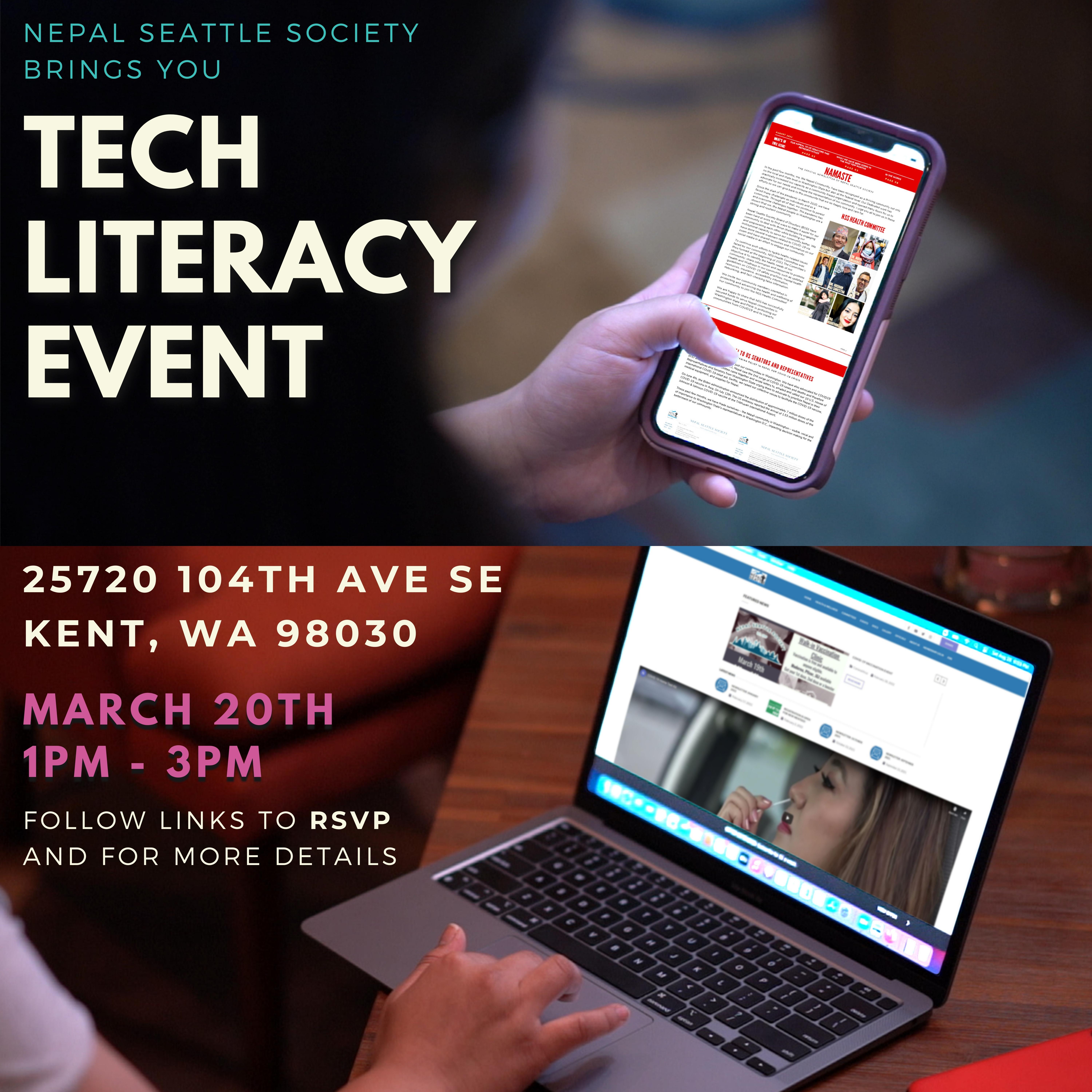Tech Literacy Event – Nepal Seattle Society